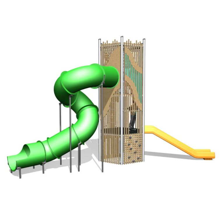 Beach Tower Spiral Slide - Park Supplies & Playgrounds