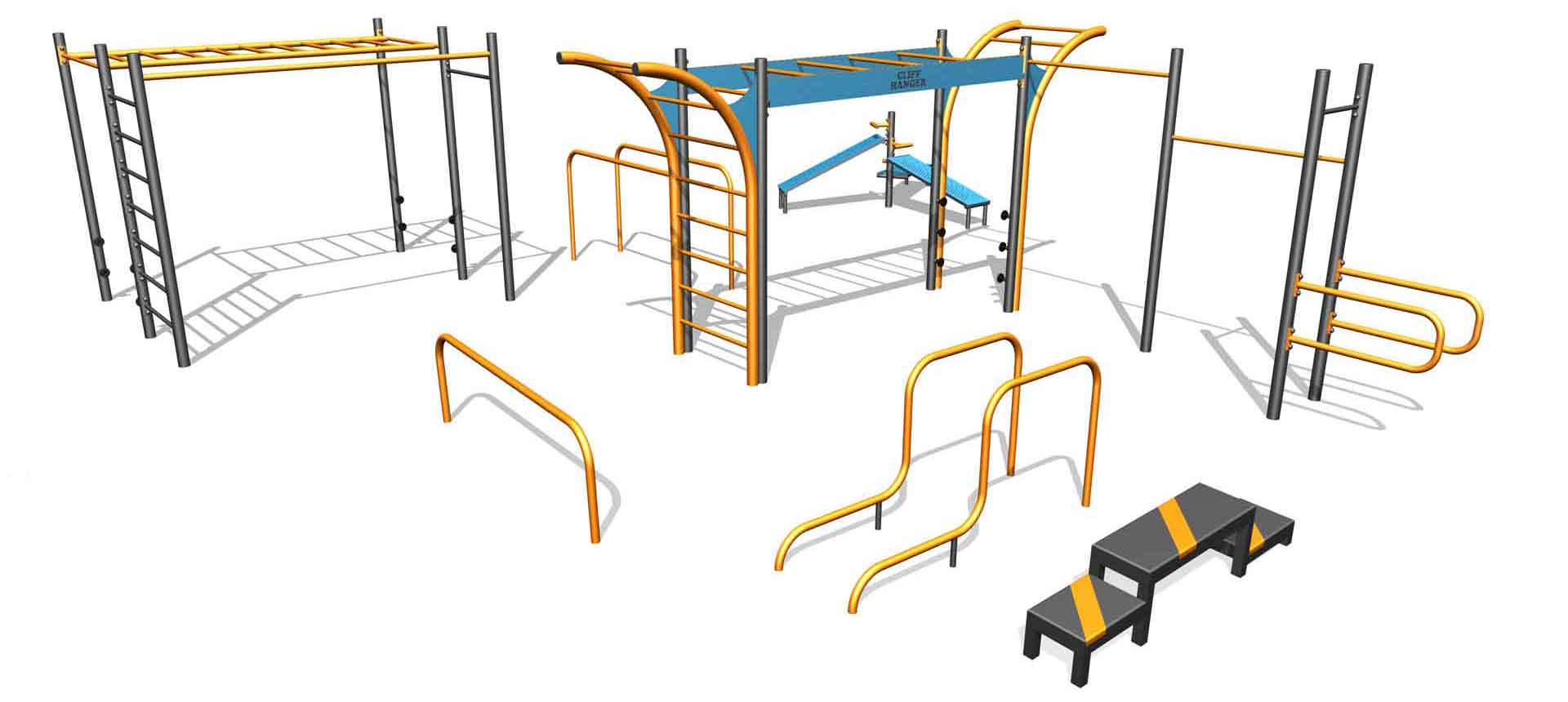 Calisthenics Range I NZ Made I Park Supplies & Playgrounds