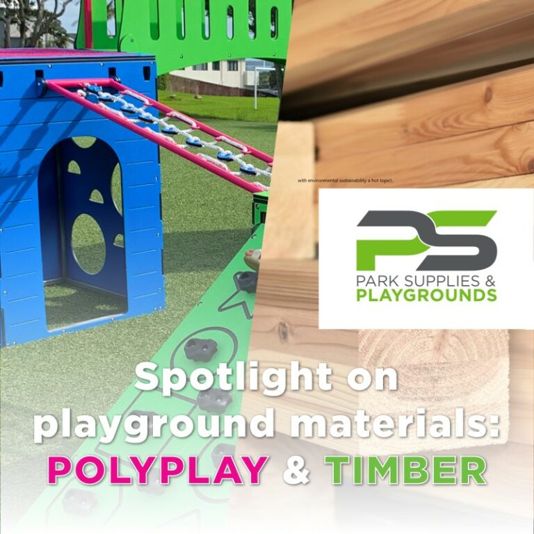 Spotlight on playground materials: PolyPlay & Timber. - Park Supplies