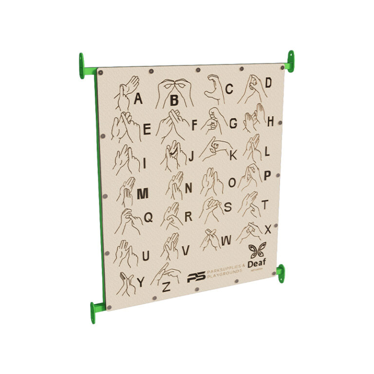 Sign Language Alphabet Panel - Park Supplies & Playgrounds